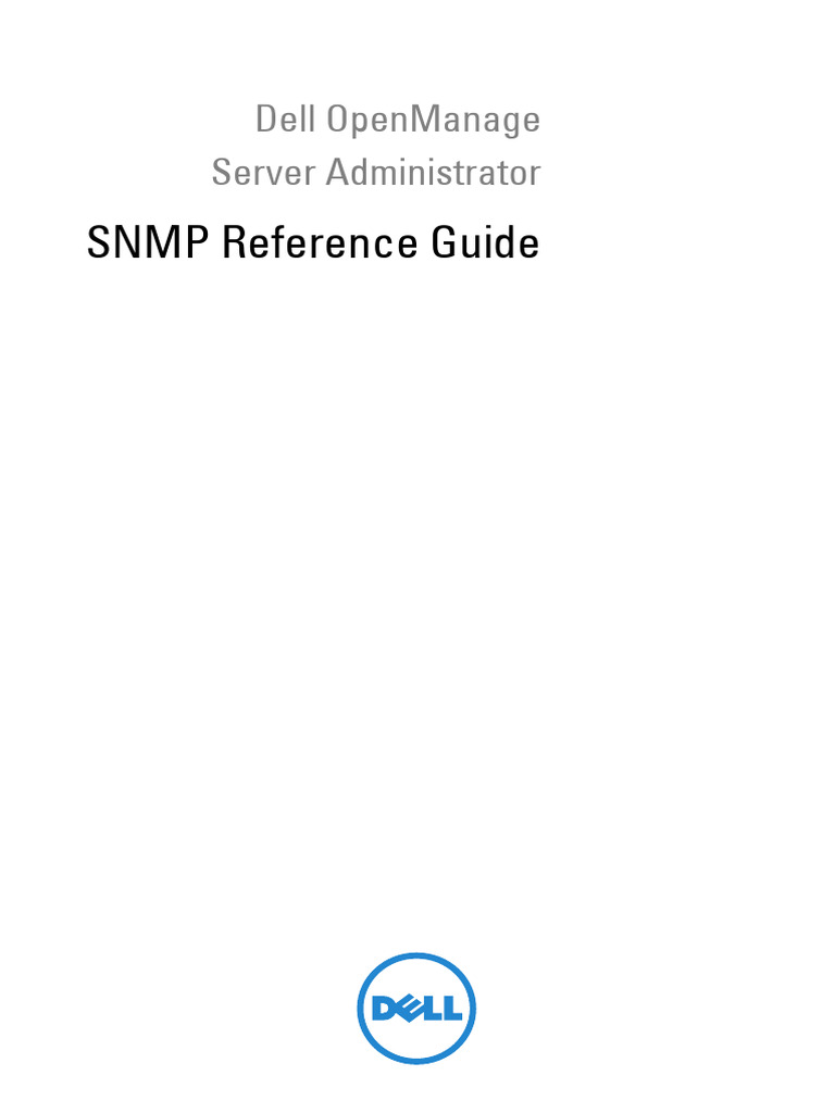 Dell SNMP | PDF | Bios | Computer Science