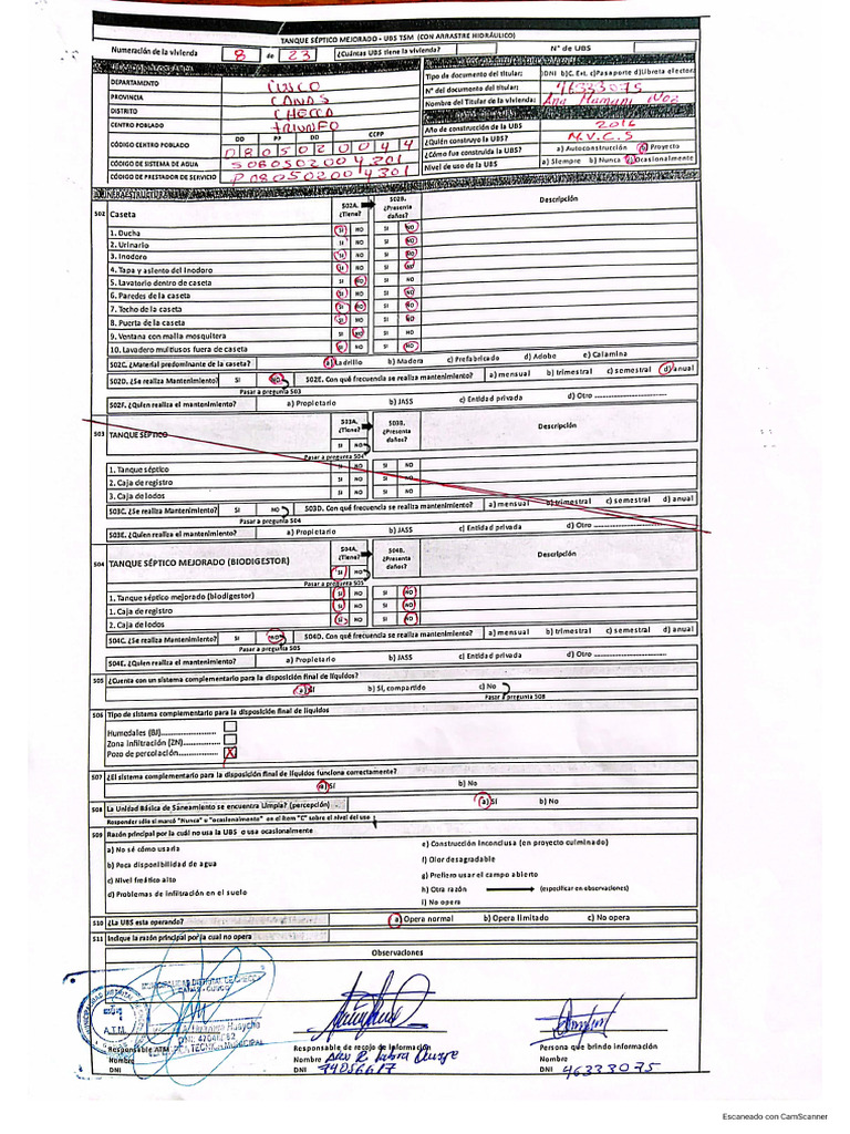 Ana Mamani Noa | PDF