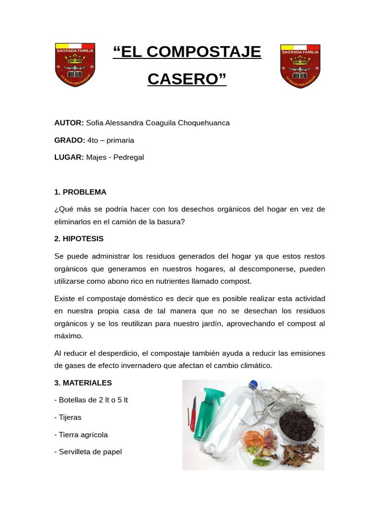 Compostaje Casero: Guía Práctica y Ecológica | PDF | Compost | Residuos