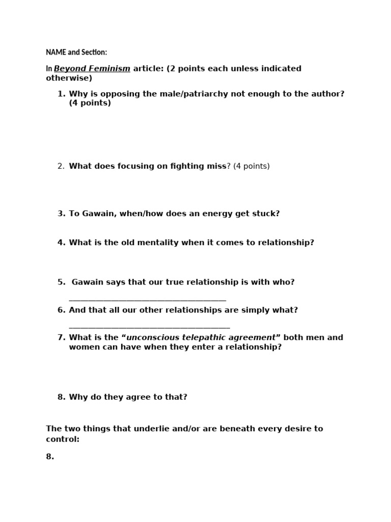 Existen Freedom Exam Nov 2024 | PDF