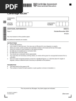 IGCSE Mathematics Formula Sheet | PDF | Circle | Triangle