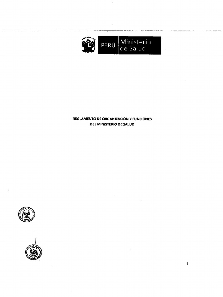 A.2. Rof Minsa [1-8] | PDF | Ministerio (Departamento de Gobierno ...