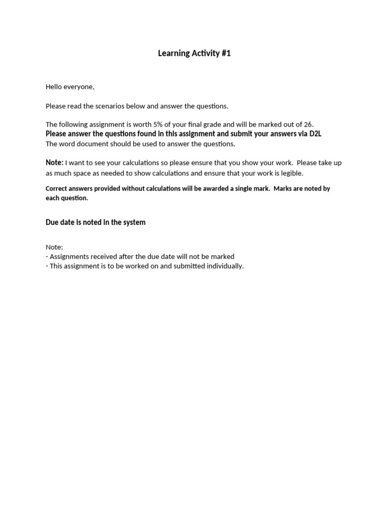 Ocean Container Calculation Assignment | PDF | Tonne | Cargo