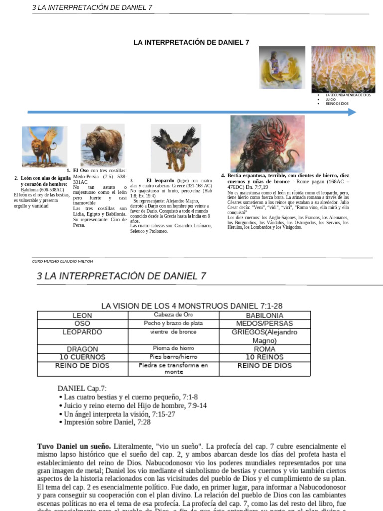 La Interpretación de Daniel 7 | PDF | Macedonia (antiguo reino)