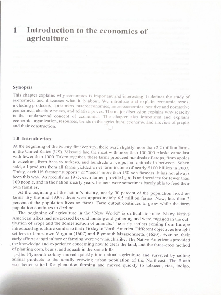 1 Introduction To The Economics of | PDF