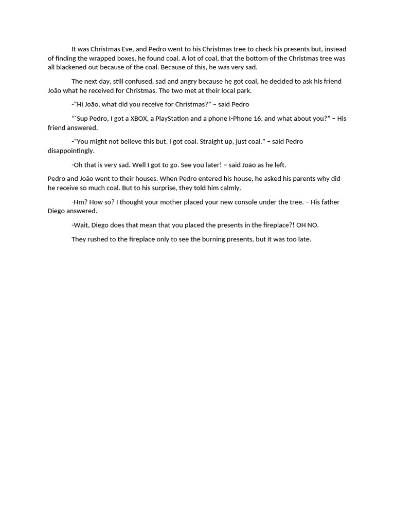 It Was Christmas Eve | PDF