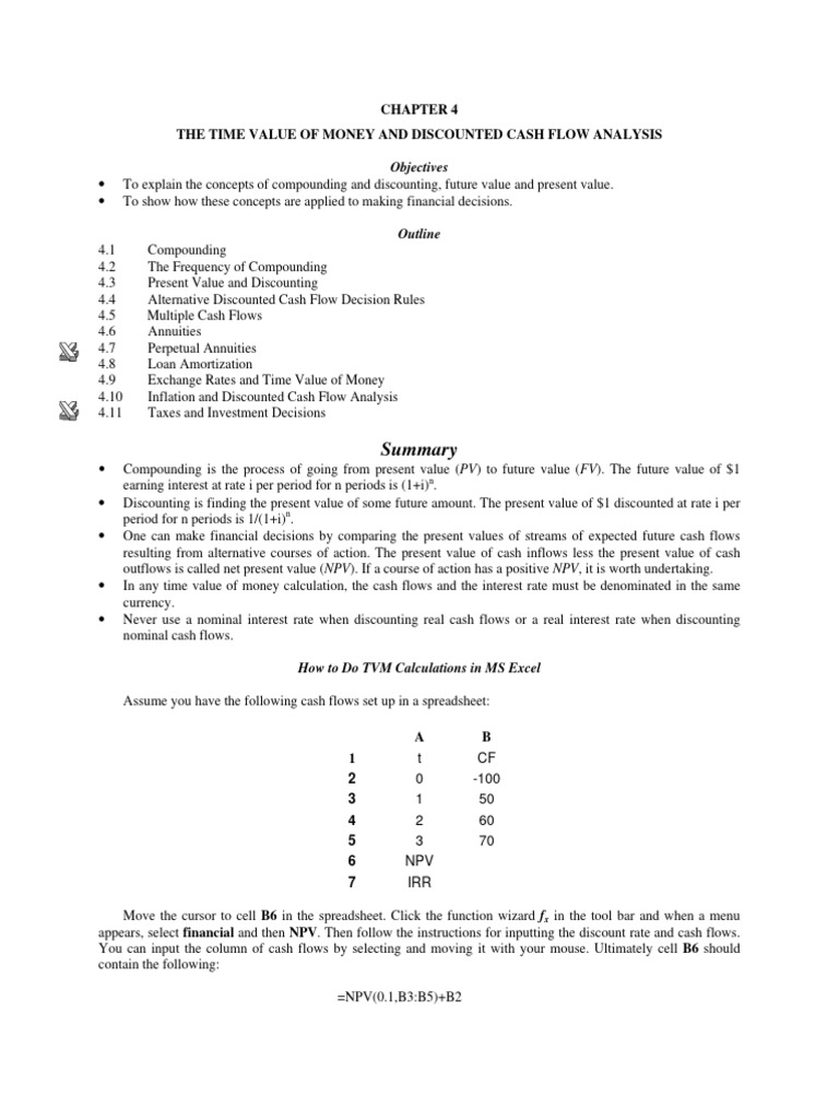 Bodie Merton - Finance - Instructor_s Manual-Chap4 | PDF | Present Value | Net Present Value
