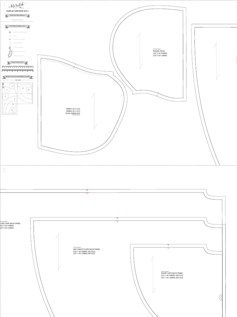 XS Cape Pack 2 Plotter | PDF | Clothing | Sewing