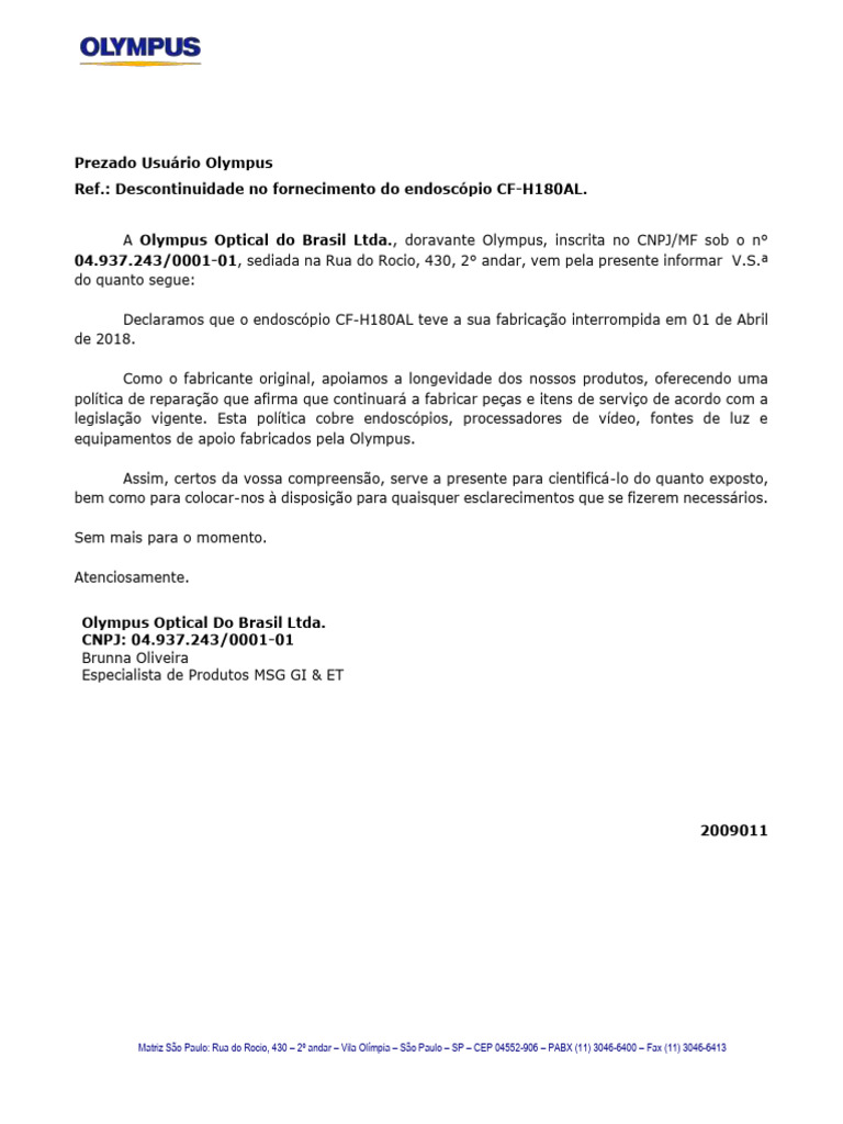 Carta de descontinuidade_CF-H180AL (1) | PDF