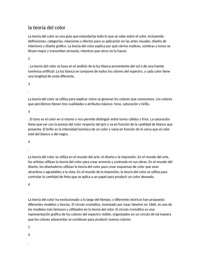 Guía completa sobre la teoría del color | PDF | Color | Amarillo