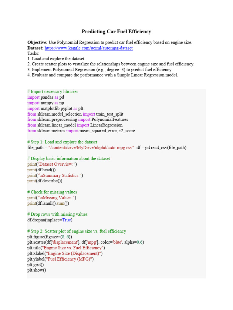 unit 3 8 | PDF | Mean Squared Error | Linear Regression