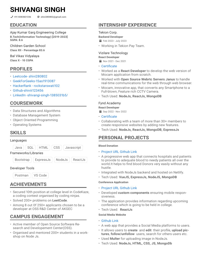 resume (20).pdf | PDF | Computer Programming | Computing