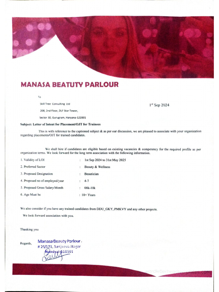 Manasa Beauty Parlour | PDF