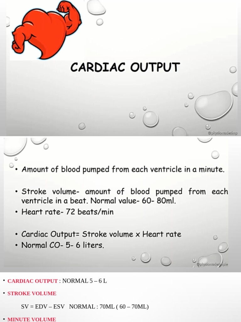 Cardiac Output | PDF