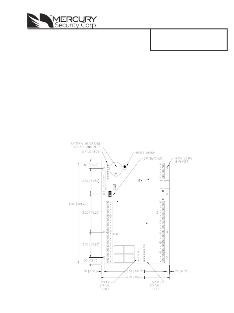 Mercury Security - EP1502 - Manual1 | PDF | Relay | Diode
