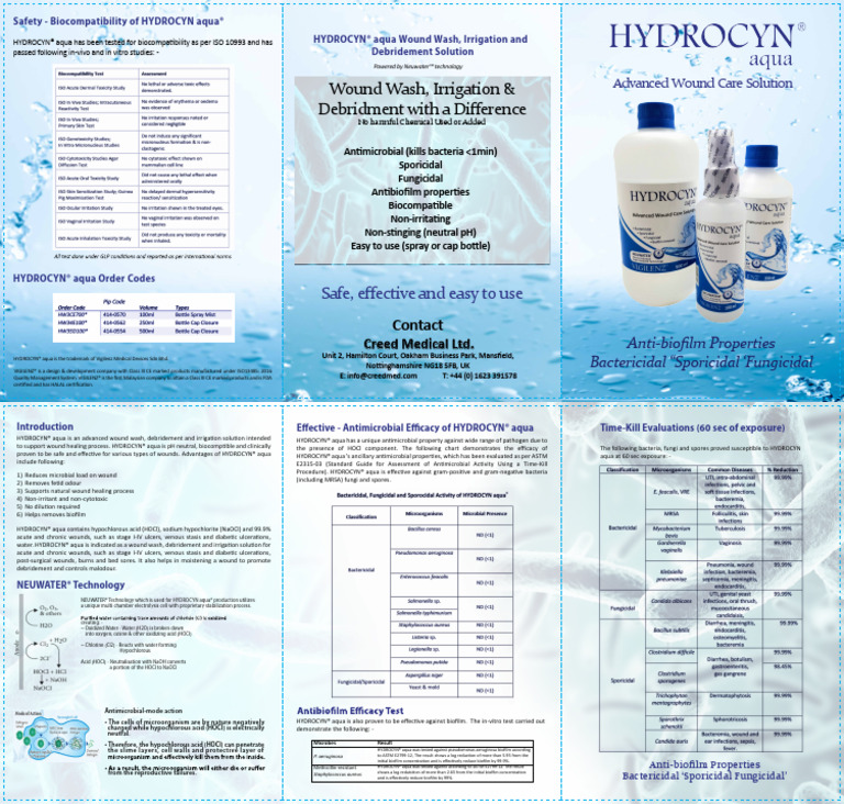 Hydrocon Aqua A4 Visual LR 1 | PDF | Biology