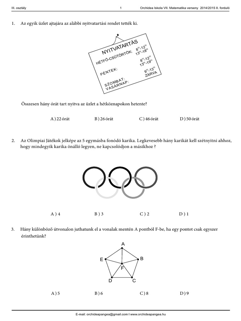 PANGEA - 3 - 2015. Döntő | PDF