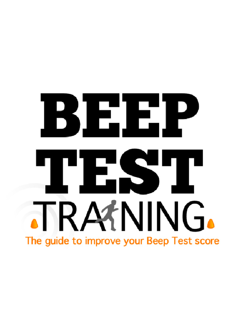Beep Test Training Guide | PDF | Heart Rate | Physical Fitness