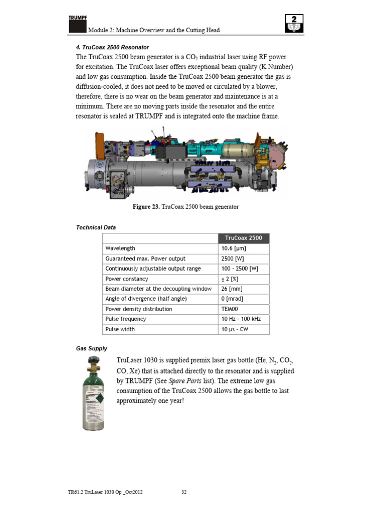 TruLaser 1030 – Guia de estudio del Operador (EN)-42-220 | PDF | User ...
