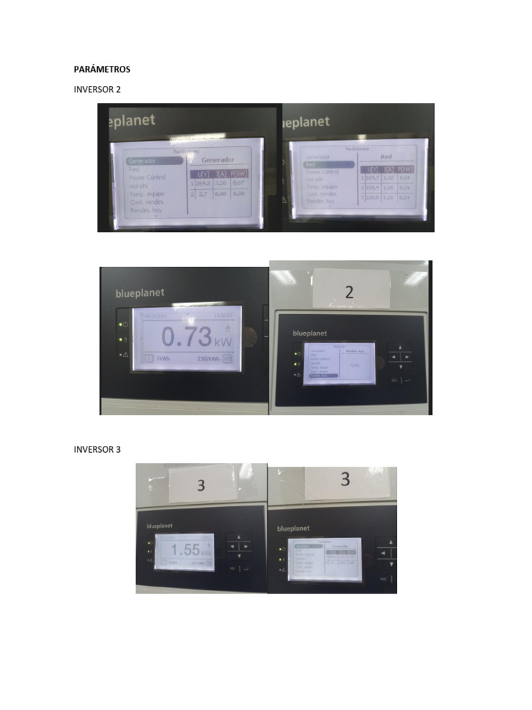 Parámetros Inversores - Hai | PDF