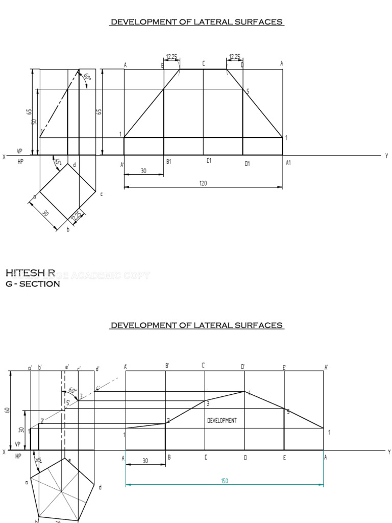 Lateral Surface Development Techniques | PDF