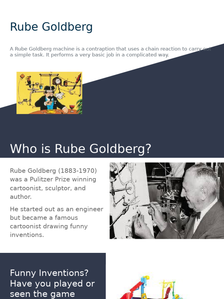 Rube Goldberg Machine Contest Guide | PDF | Machines | Screw
