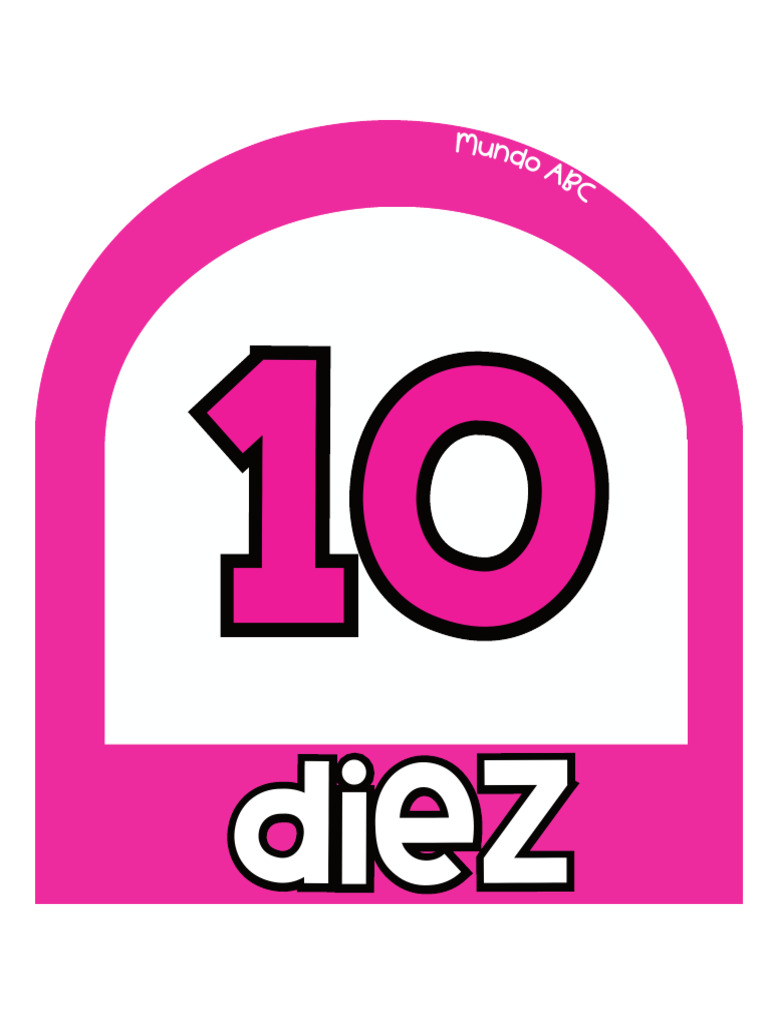 12.cartel - Números - 10 en 10 Al 100 | PDF