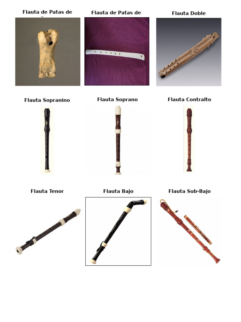 TIPOS DE FLAUTAS | PDF