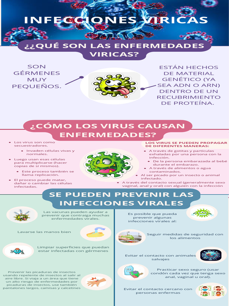 Infografía Enfermedades Viricas | PDF | Virus | Salud pública