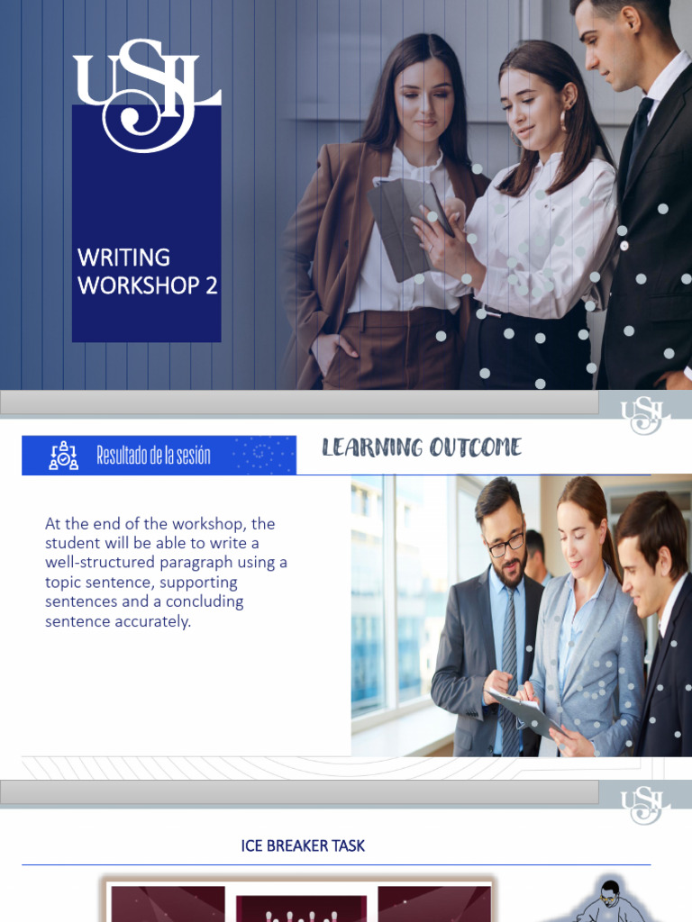 Writing Workshop 2 For Ss | PDF
