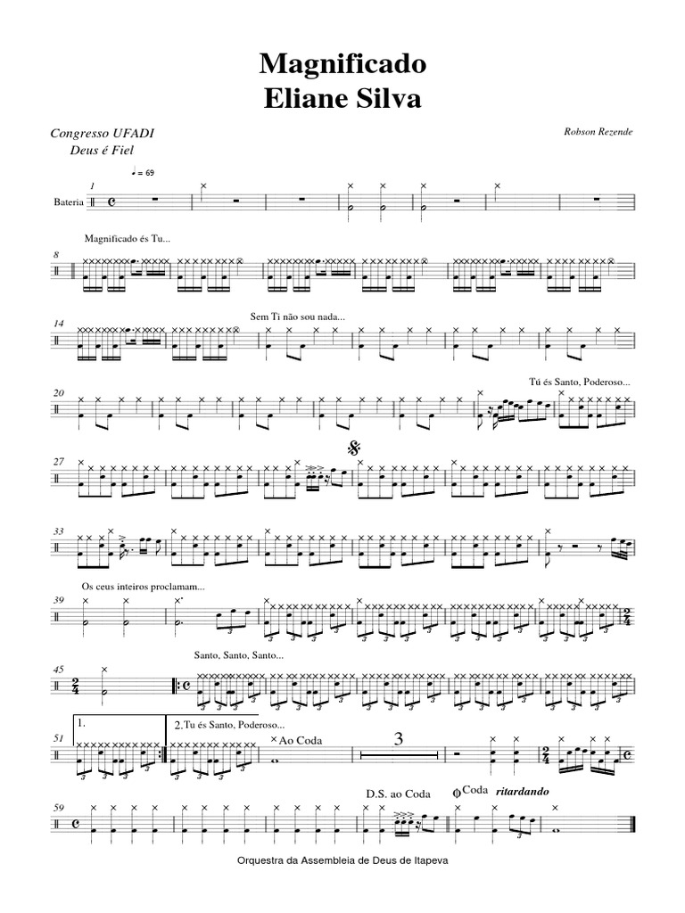 Magnificado - Bateria.enc | PDF