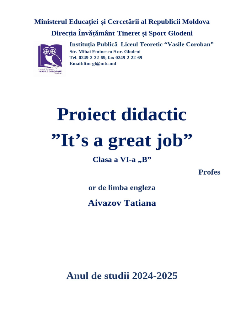 6th Grade English Lesson Plan: Jobs | PDF | Vocabulary | Reading ...