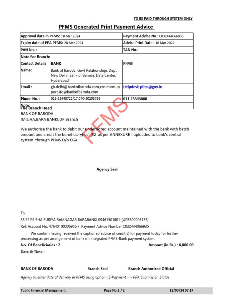 rptPrintPaymentAdvice ByJobSearch | PDF | Service Industries | Banking Technology