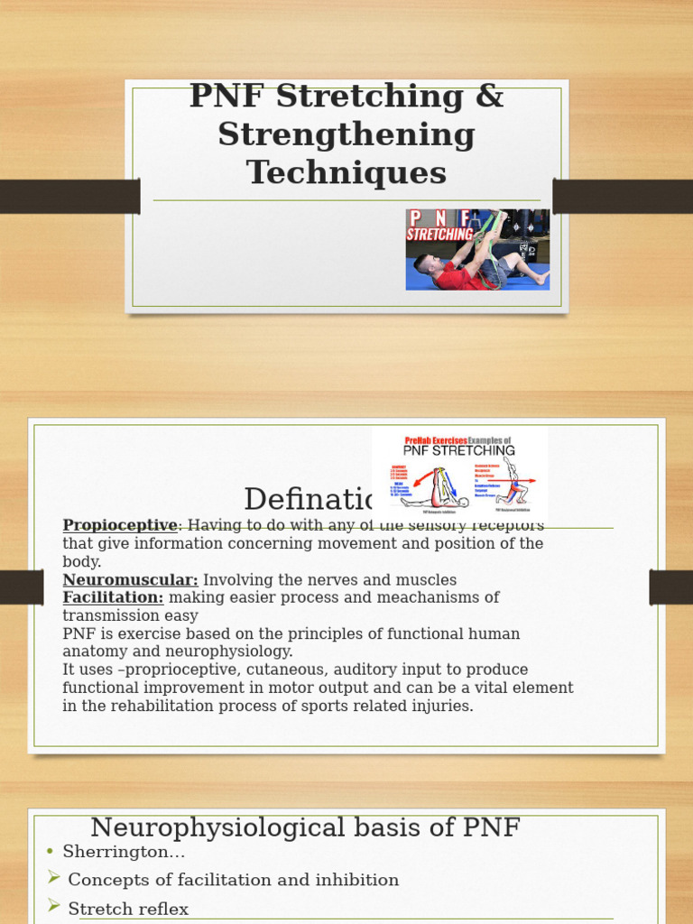PNF Stretching & Strengthening Techniques | PDF | Nervous System ...