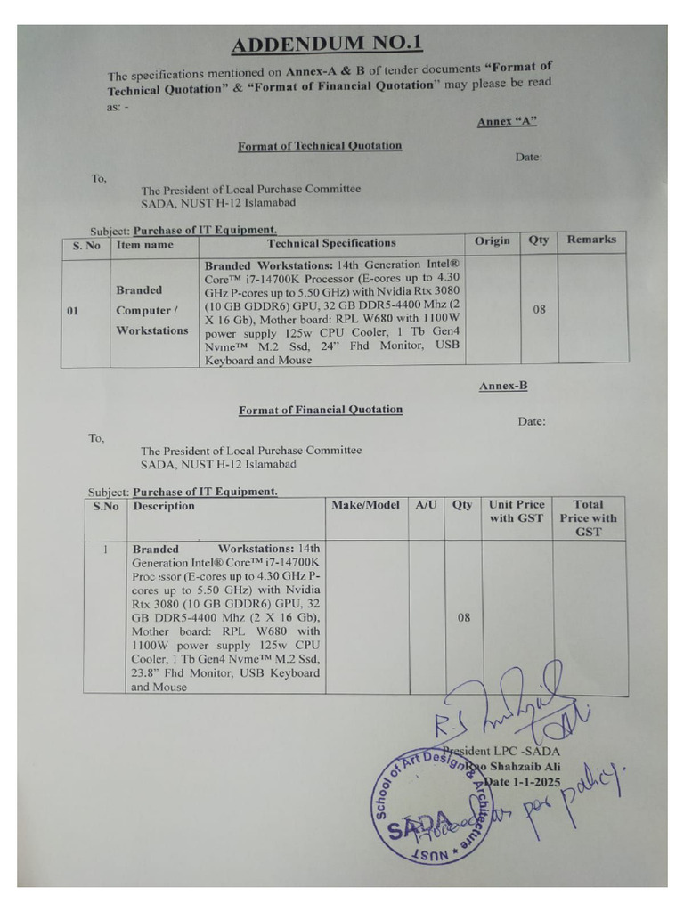 Nust Sada 14 01 2025 | PDF