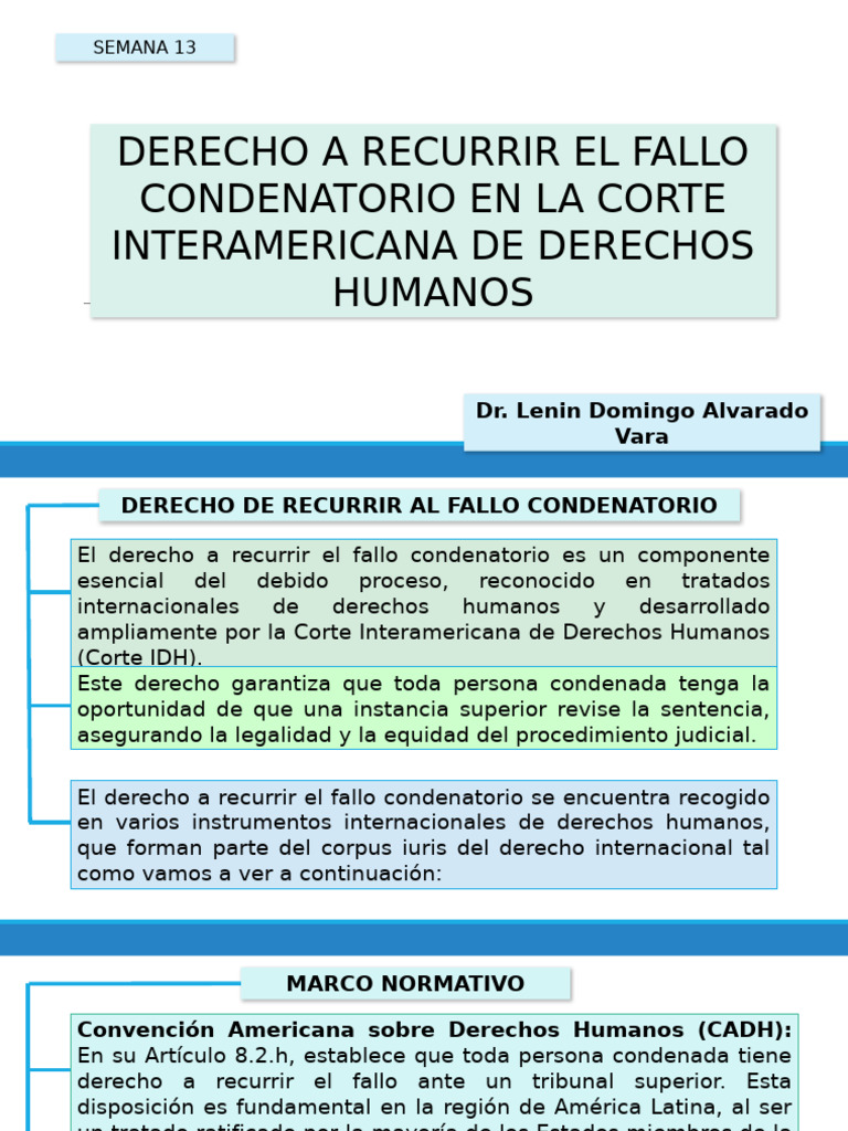 Derecho a Recurrir Fallos Condenatorios | PDF | Debido al proceso | Apelación