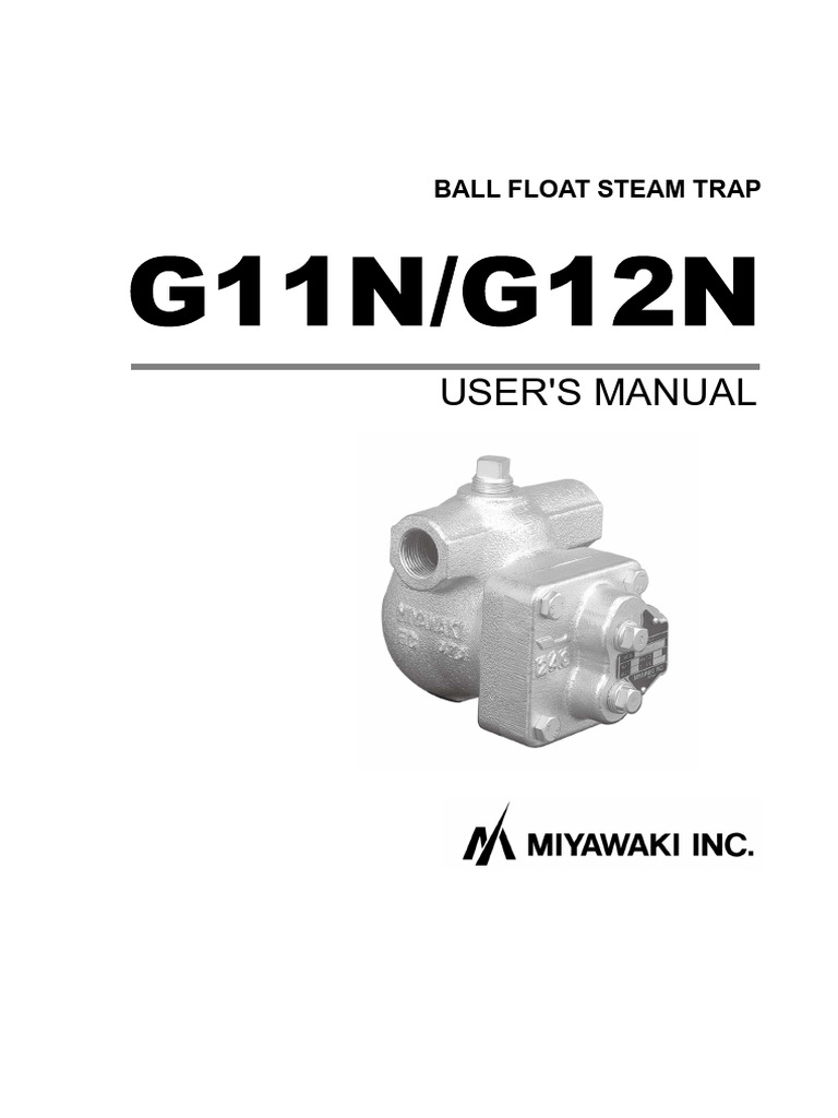IOM_G11N_G12N_en | PDF | Valve | Screw