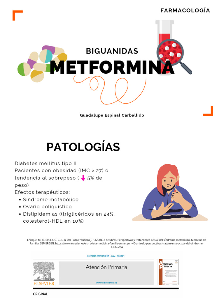 BIGUANIDAS | PDF | Síndrome metabólico | Enfermedades y trastornos