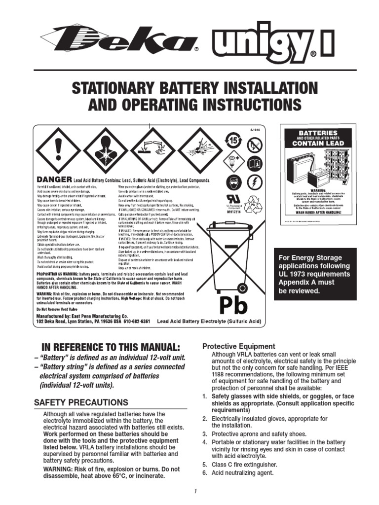 Unigy I IO Manual 0902 | PDF | Battery Charger | Rechargeable Battery
