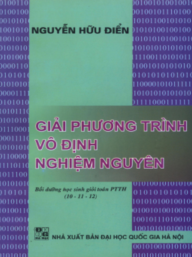 Giai Phuong Trinh Vo Dinh Nghiem Nguyen | PDF Giai Phuong Trinh Vo Dinh Nghiem Nguyen | PDF