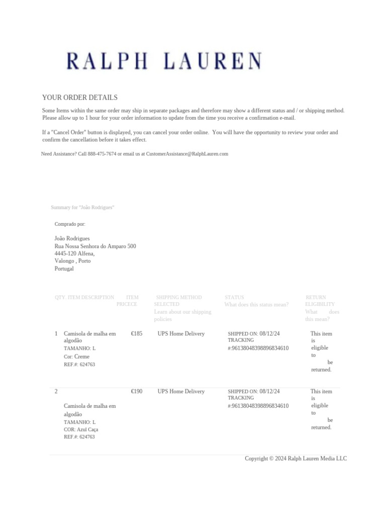 687474535-664983662-Facture-Ralph-Lauren | PDF