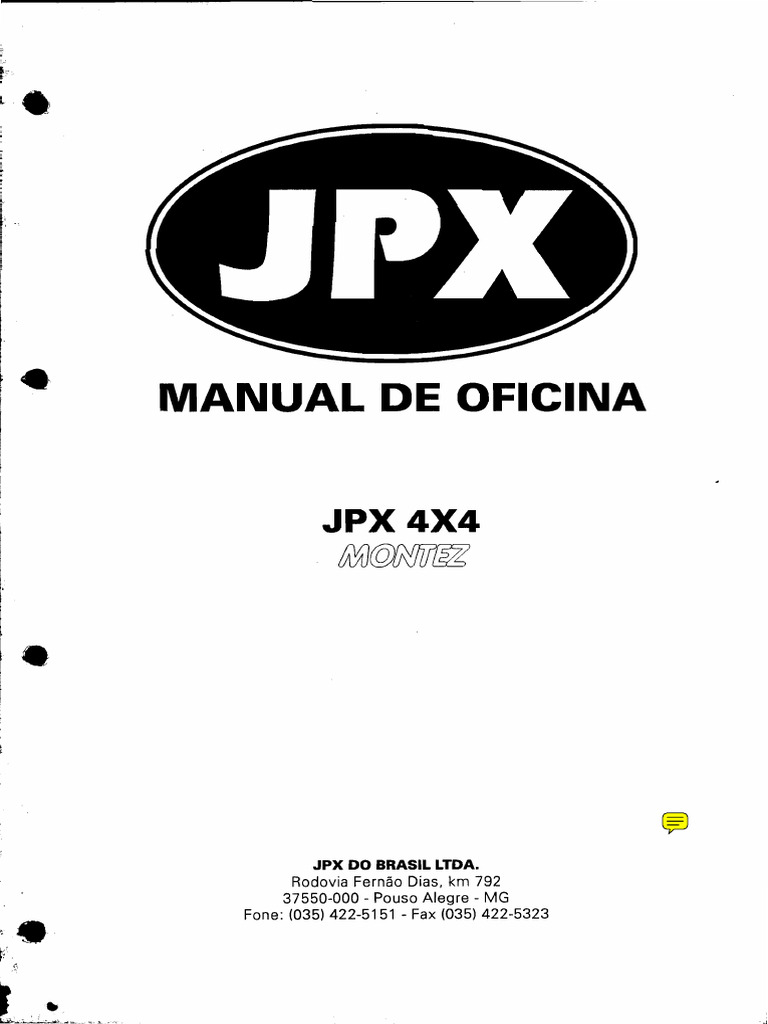 Manual de Oficina JPX | PDF