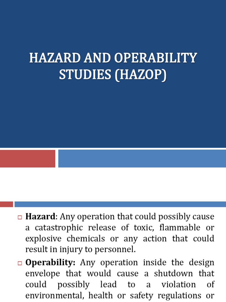 Hazop 1 | PDF | Safety