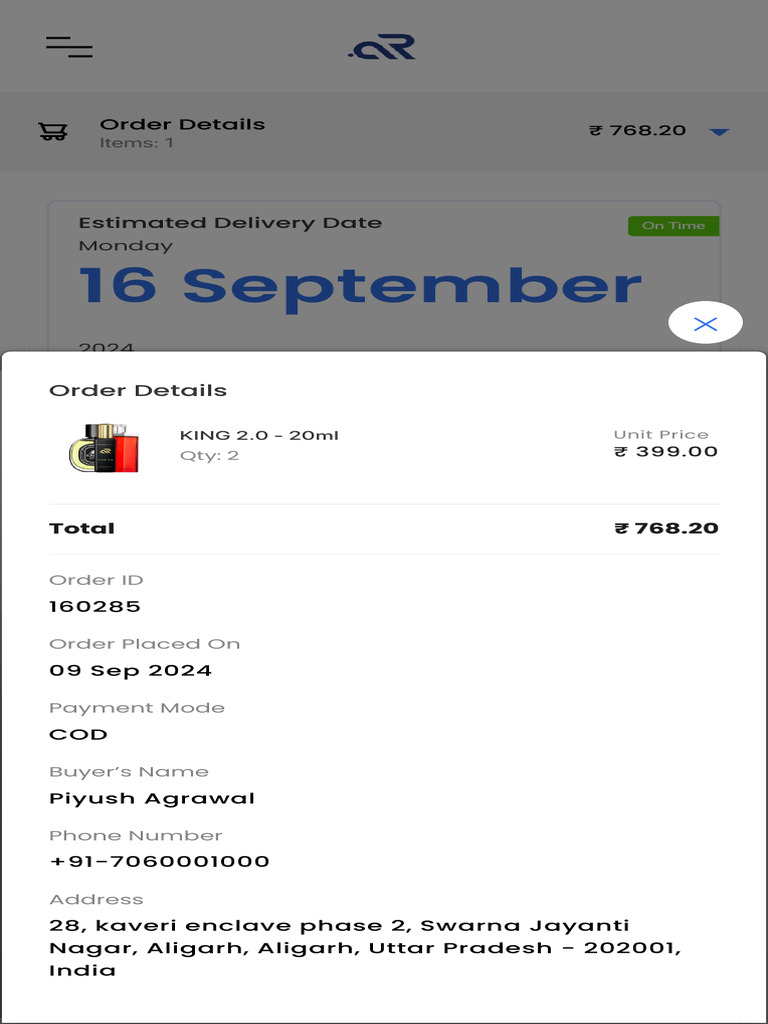 RioRabbit - Order Tracking - by Shiprocket | PDF