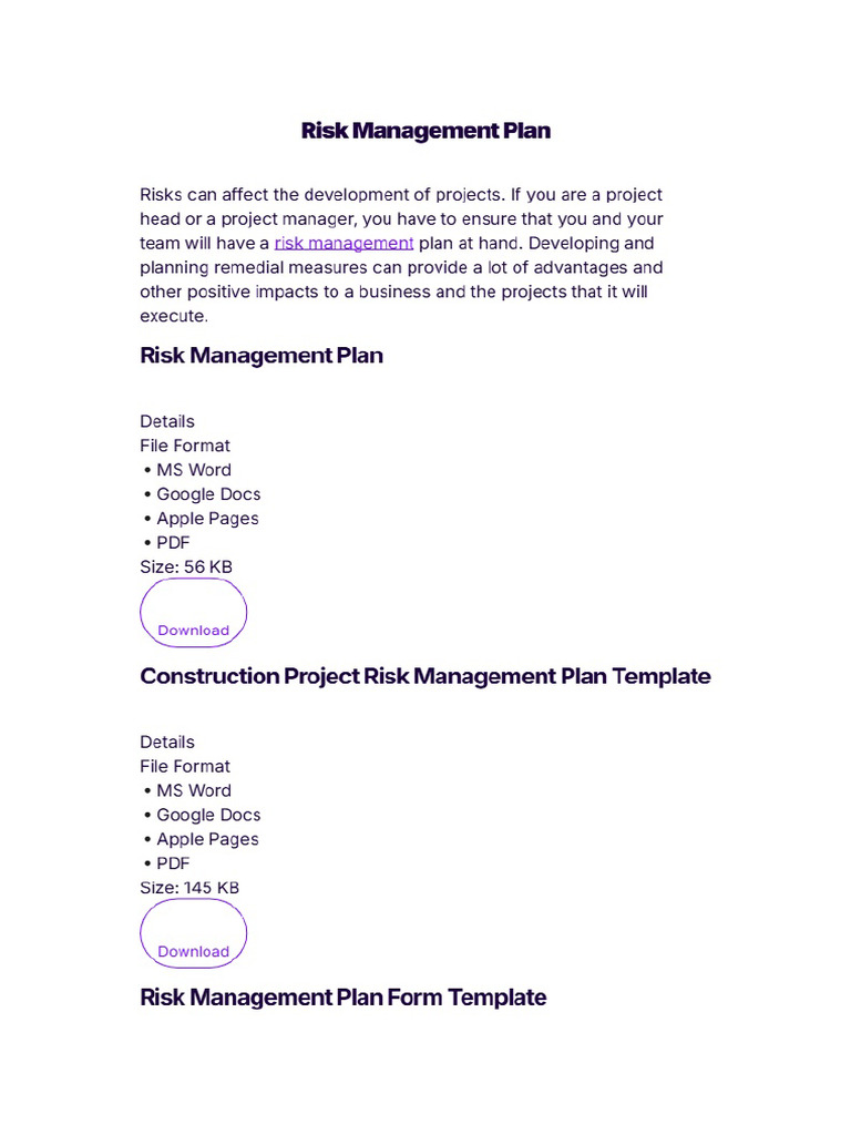 Risk Management | PDF