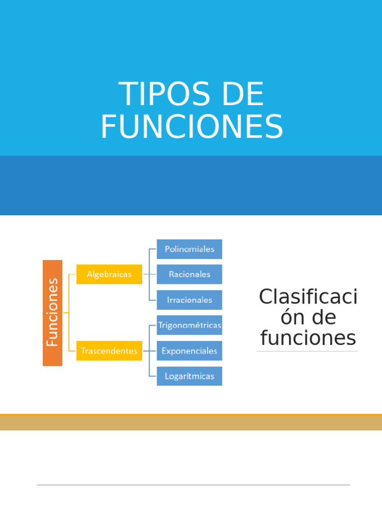 Clasificación de Tipos de Funciones | PDF