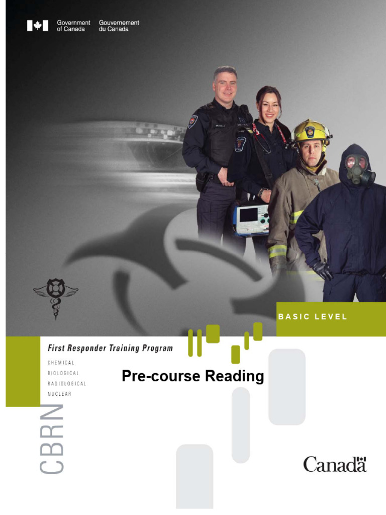 CBRE-Pre-course Reading | PDF | Cbrn Defense | Radiation