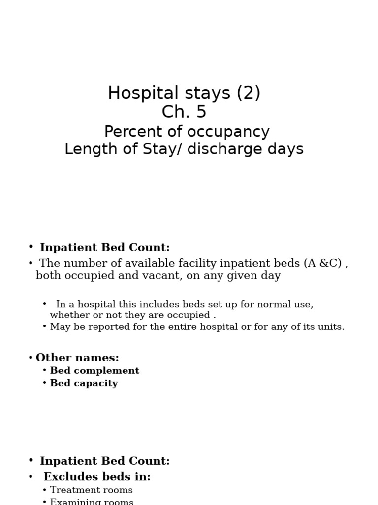 Advanced Stat Lec 3 | PDF | Hospital | Patient