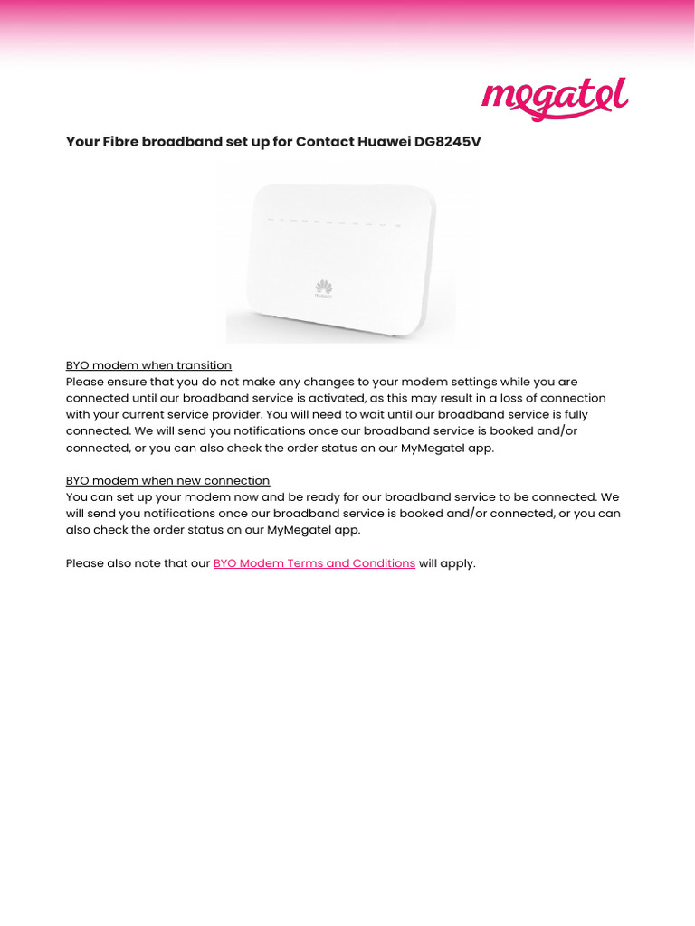 Contact Huawei DG8245V | PDF | Internet Protocols | Computer Science