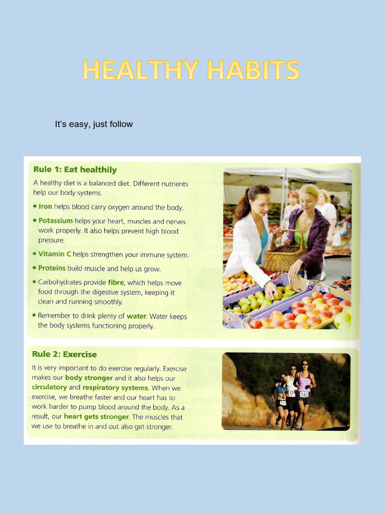 Five Rules for Staying Healthy | PDF